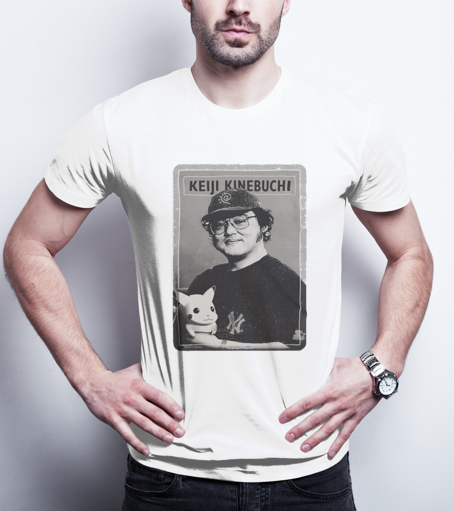 KEIJI KINEBUCHI Memorial 1956 2002 Pikachu NY Yankees Hat T-Shirt