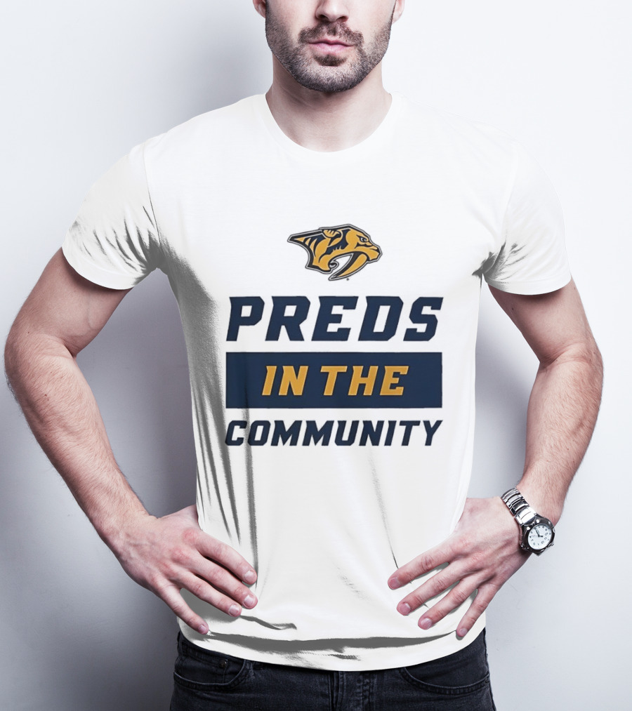 Nashville Predators Preds In The Community T-Shirt