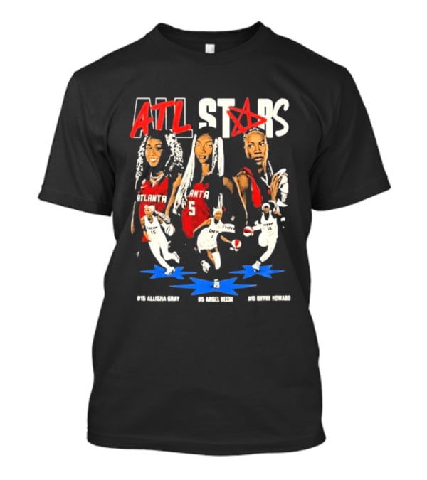 ATL All Stars Allisha Gray Angel Reese Rhyne Howard Atlanta Dream 2026 T-Shirt