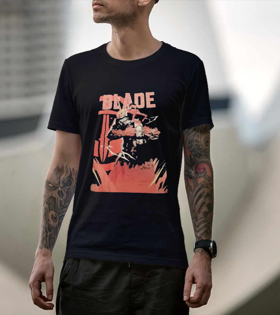Blade Marvel Comic Vampire Hunter T-Shirt