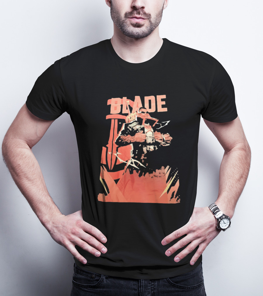 Blade Marvel Comic Vampire Hunter T-Shirt