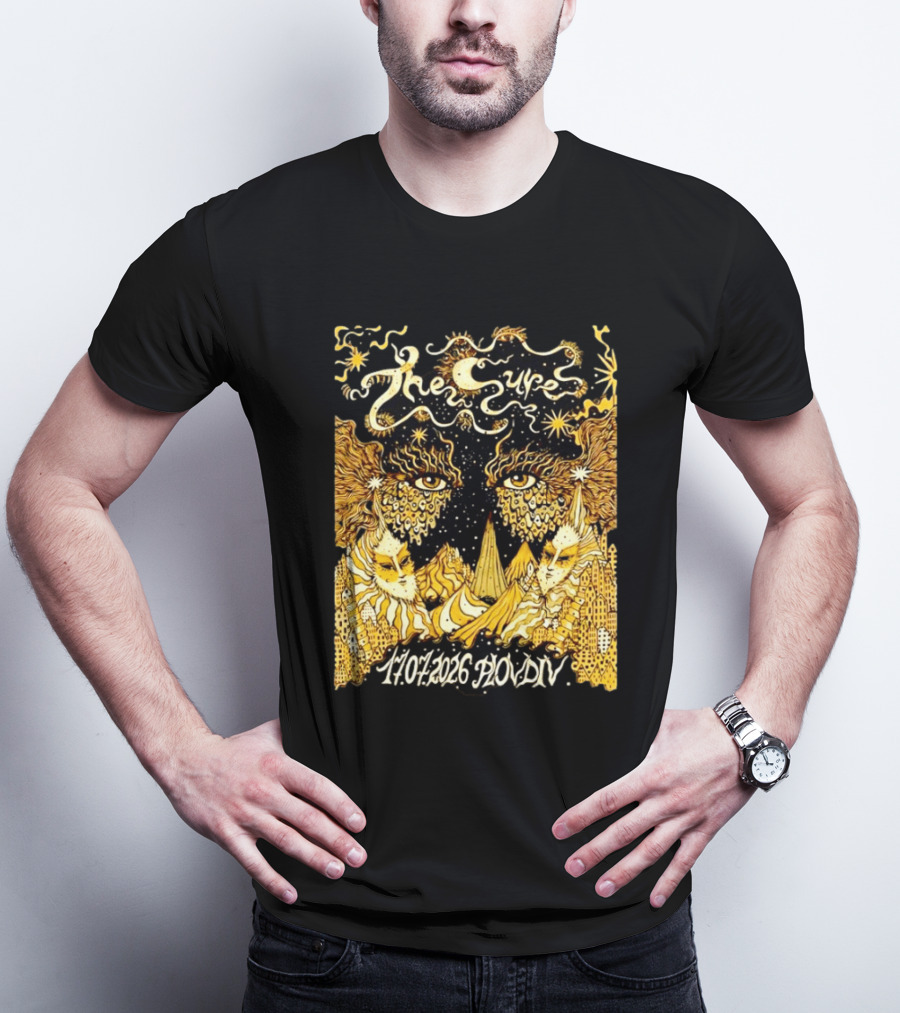 The Cure 17 July 2026 Plovdiv Concert Live Music Event T-Shirt