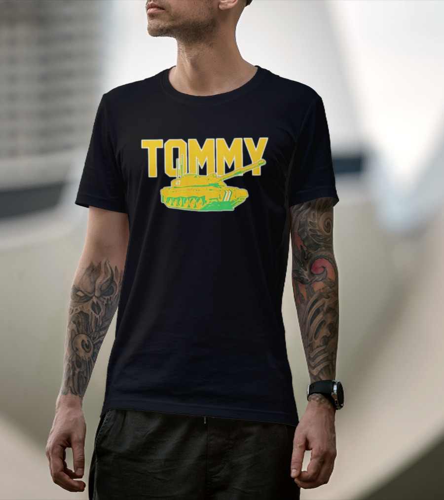 Tommy Tank 47 Athletics Baseball T-Shirt