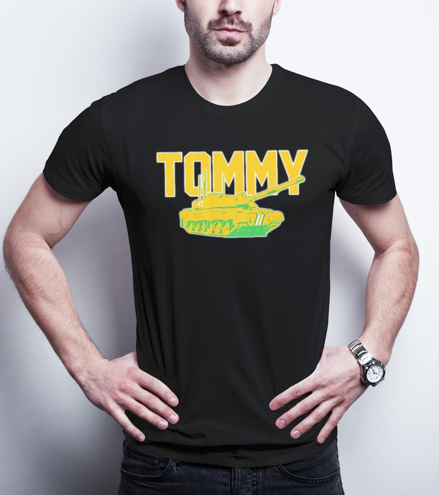 Tommy Tank 47 Athletics Baseball T-Shirt