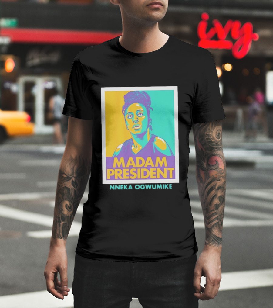 Nneka Ogwumike Madam President Los Angeles Sparks Heroic T-Shirt