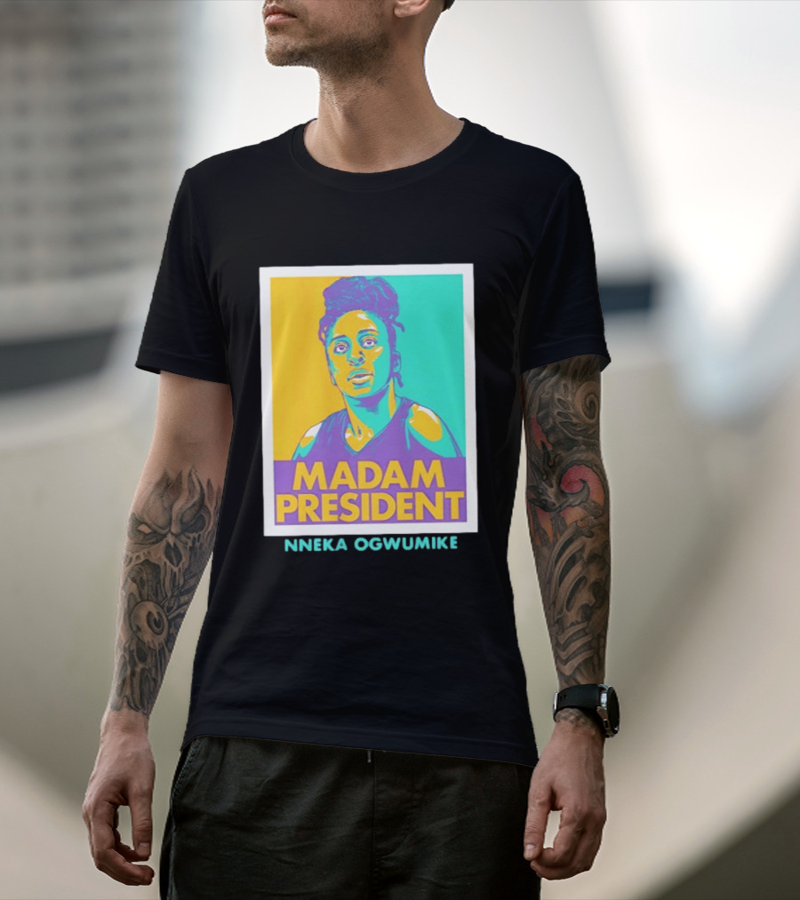 Nneka Ogwumike Madam President Los Angeles Sparks Heroic T-Shirt