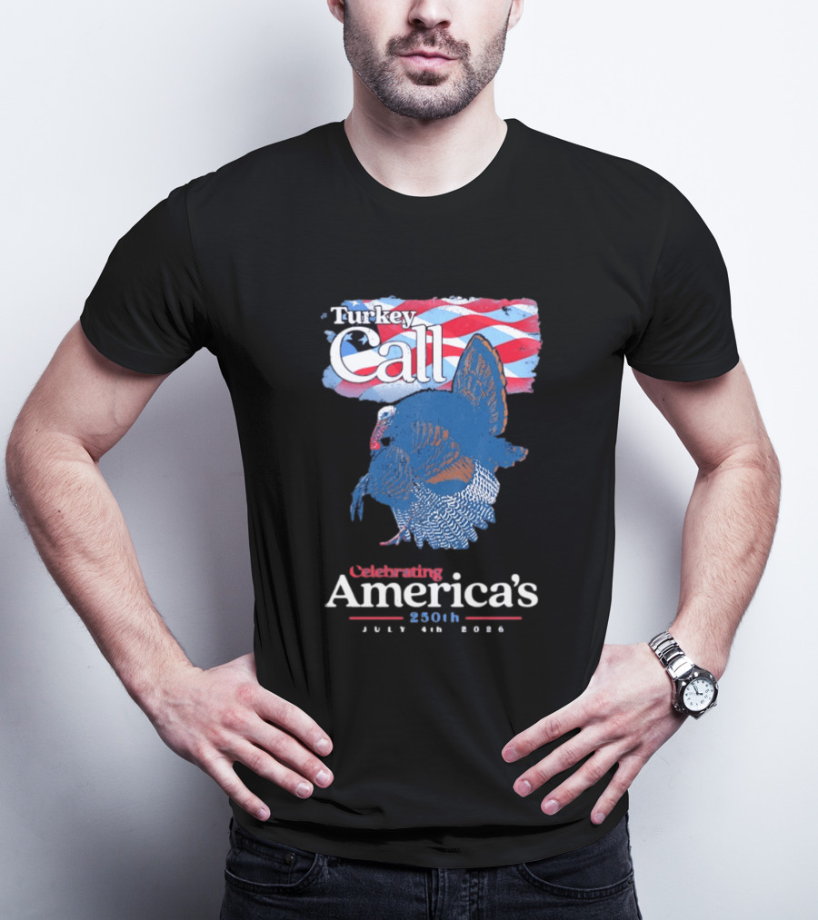 NWTF Turkey Call Celebrating America's 250th July 4th 2026 T-Shirt