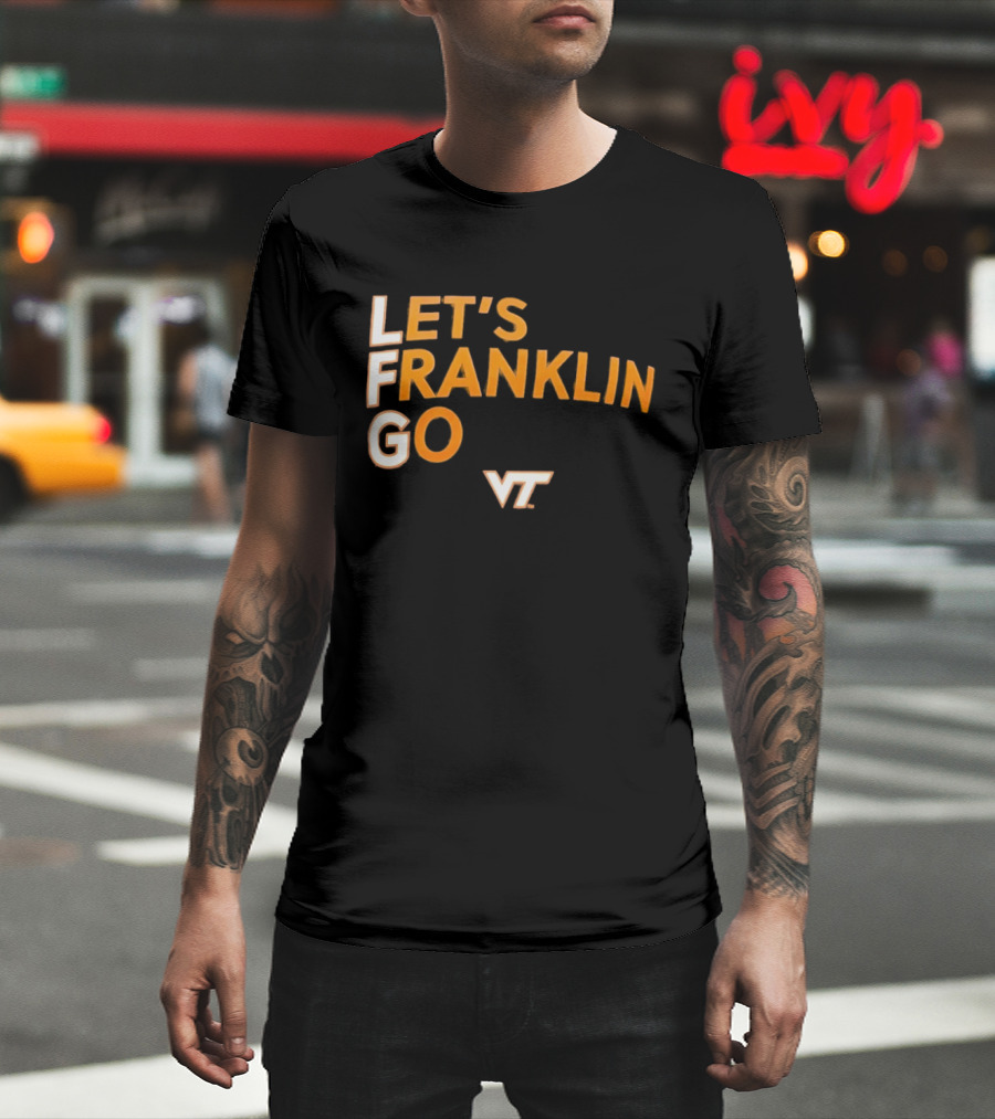 Virginia Tech Hokies LFG Let's Franklin Go VT T-Shirt