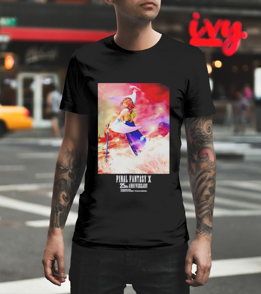 Final Fantasy X 25th Anniversary Yuna Square Enix T-Shirt