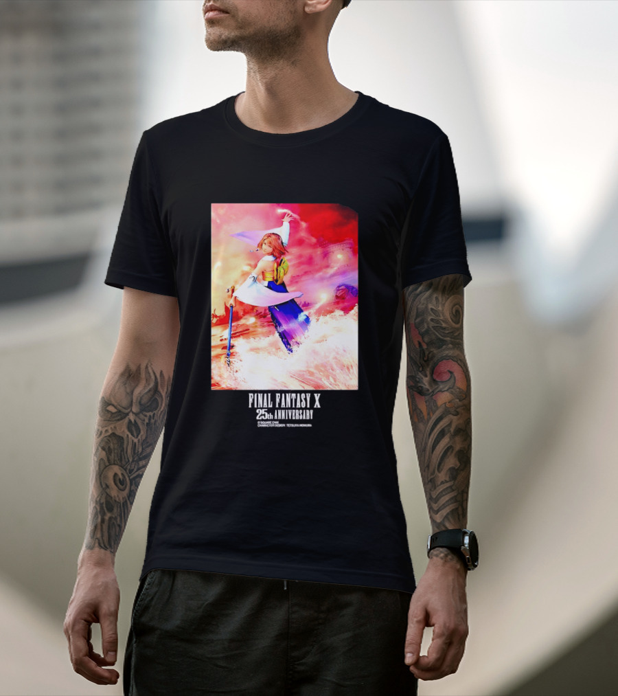 Final Fantasy X 25th Anniversary Yuna Square Enix T-Shirt