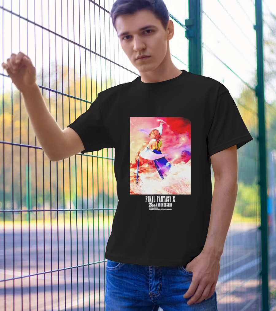 Final Fantasy X 25th Anniversary Yuna Square Enix T-Shirt