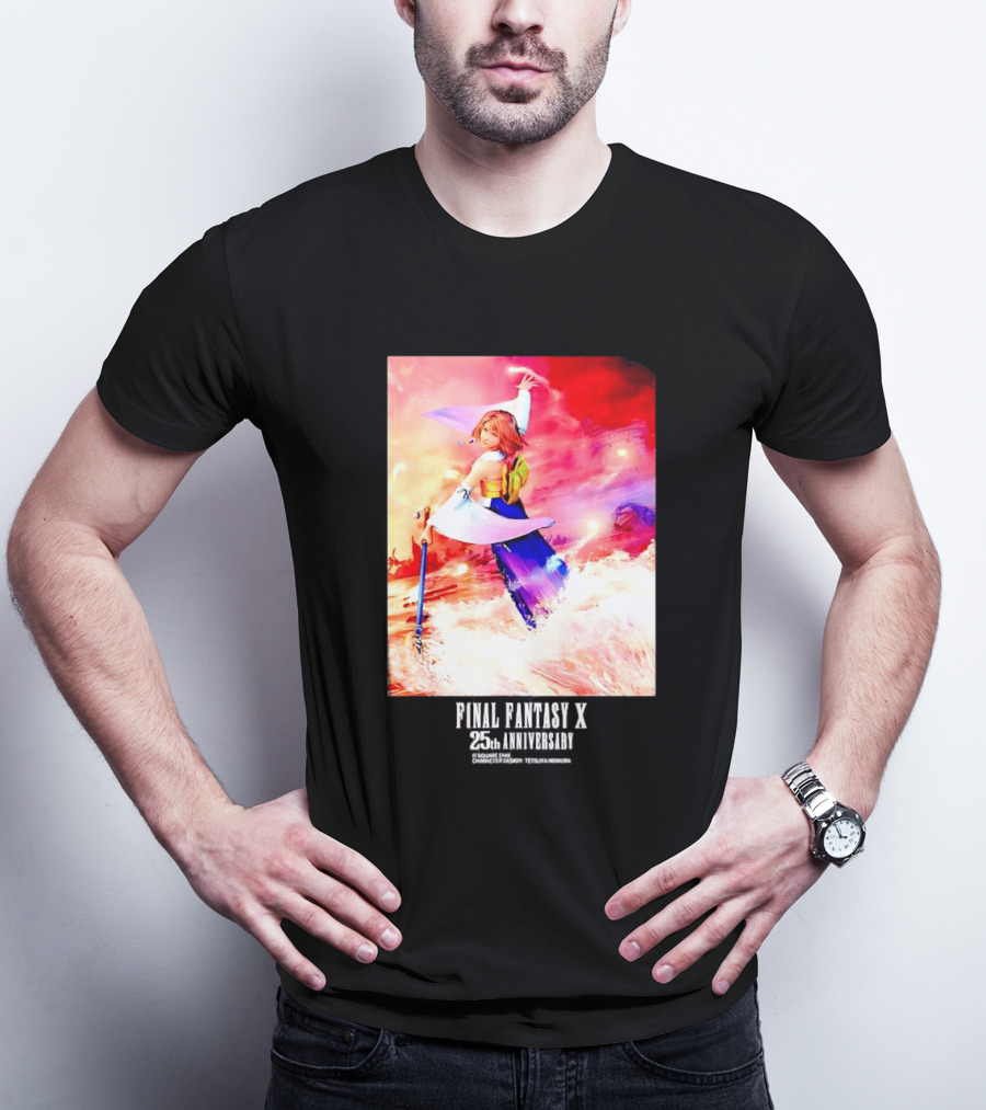 Final Fantasy X 25th Anniversary Yuna Square Enix T-Shirt