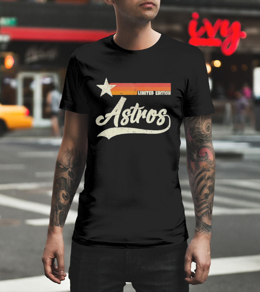 Houston Astros Retro Star Limited Edition T-Shirt