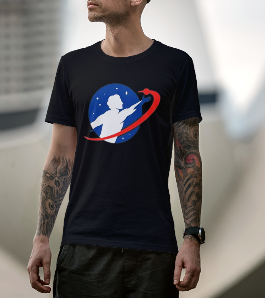 NASA Astronaut Space Exploration Promethean Action Patch T-Shirt
