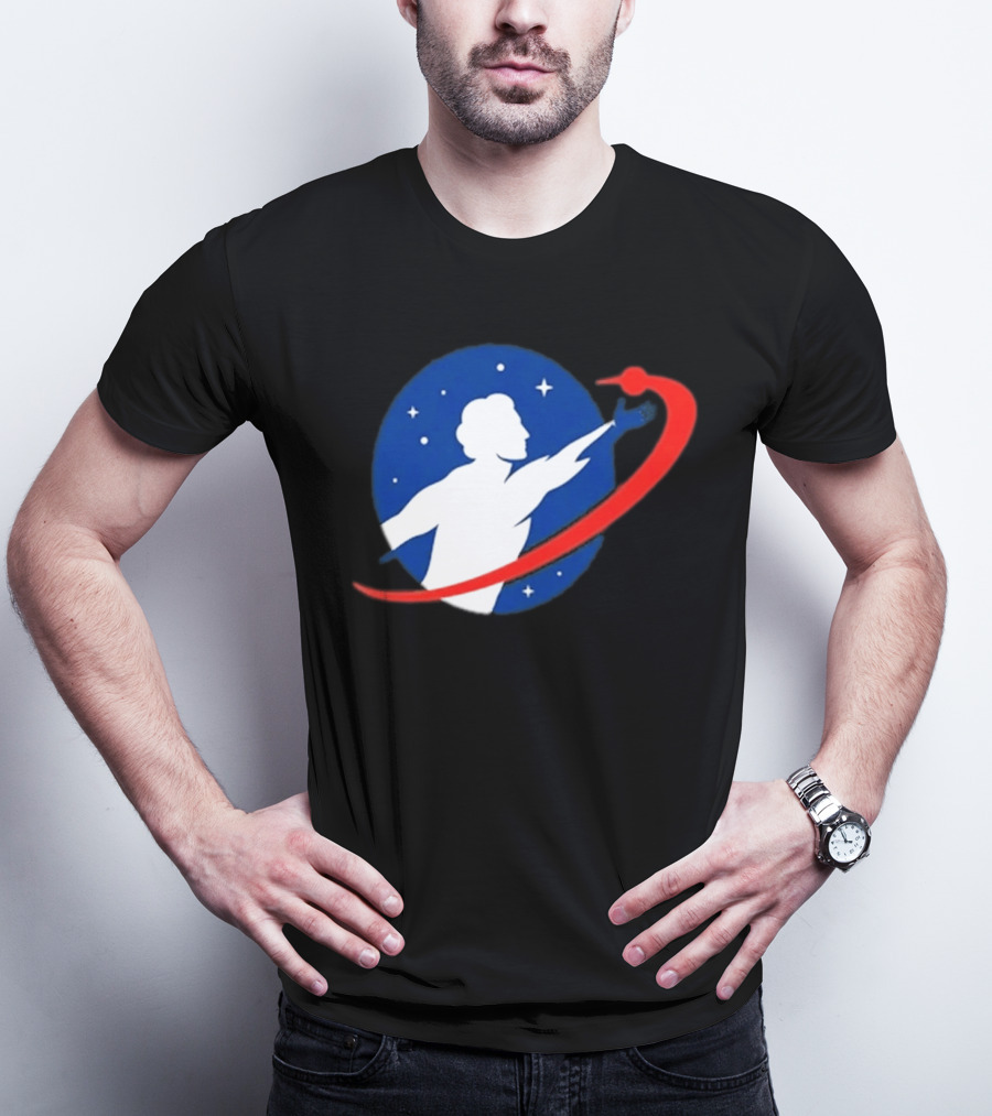 NASA Astronaut Space Exploration Promethean Action Patch T-Shirt
