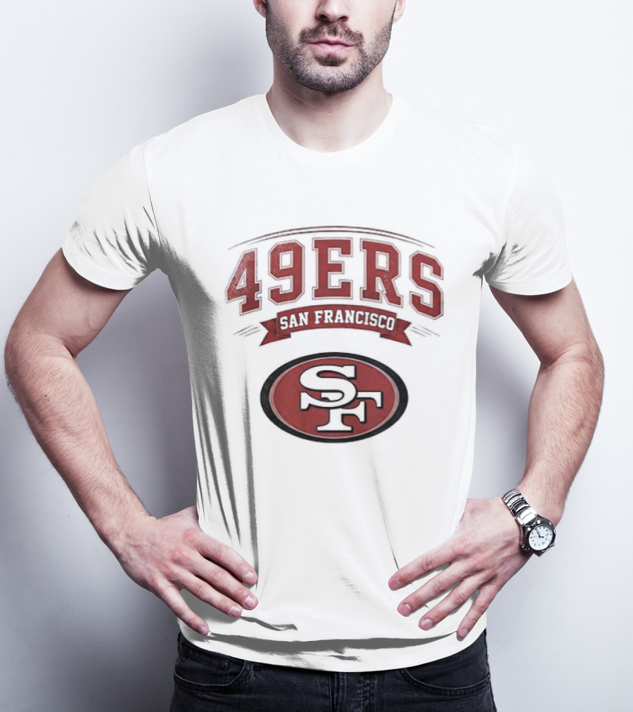 San Francisco 49ers Ghostface Running Football 49ers SF T-Shirt