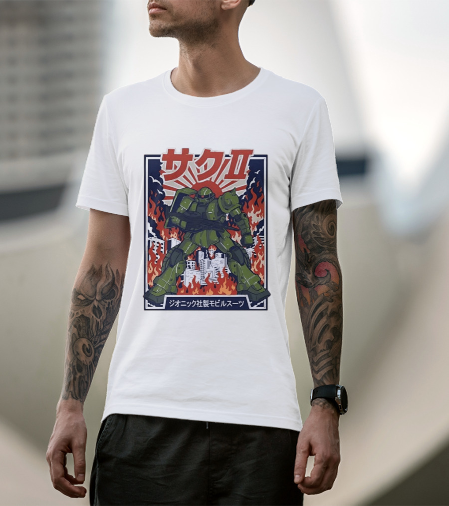 The Green Grunt MS 06 Zaku II T-Shirt