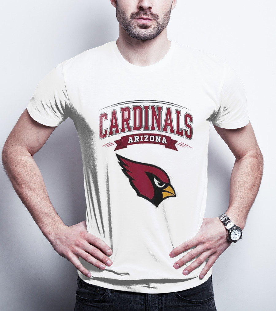 Arizona Cardinals Ghostface Running Football Combination T-Shirt