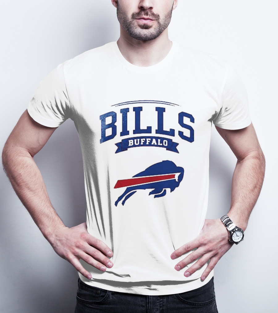 Buffalo Bills Ghostface Running Football T-Shirt