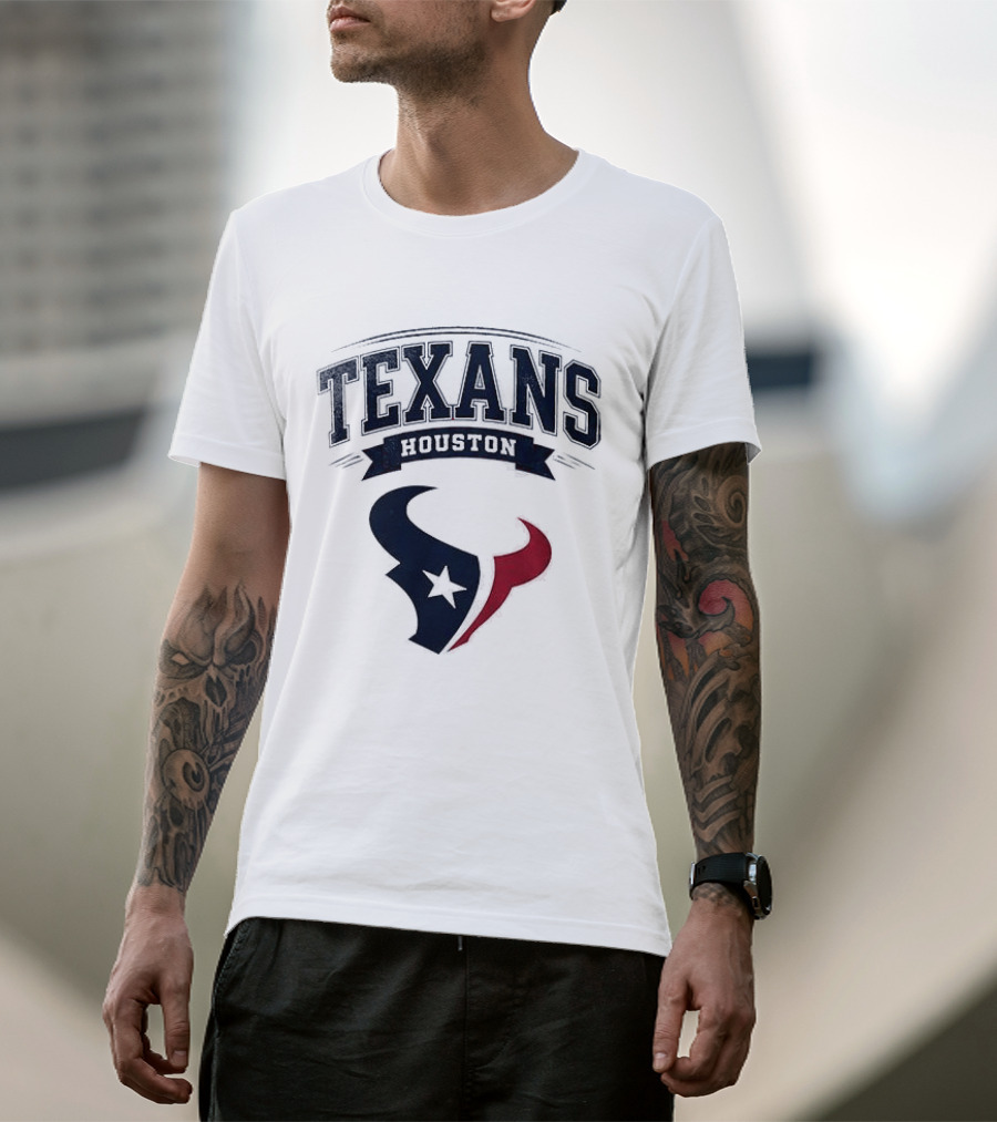 Houston Texans Ghostface Running Football T-Shirt