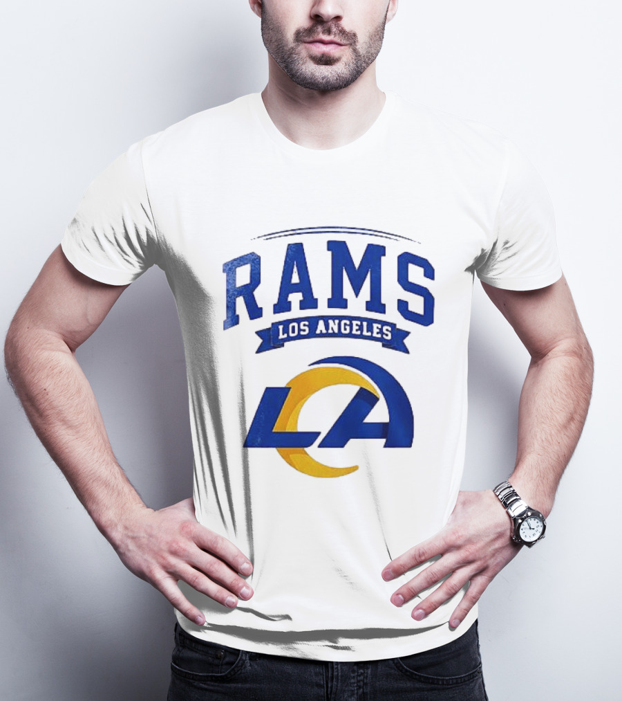 Los Angeles Rams Ghostface Running Football Collaboration T-Shirt