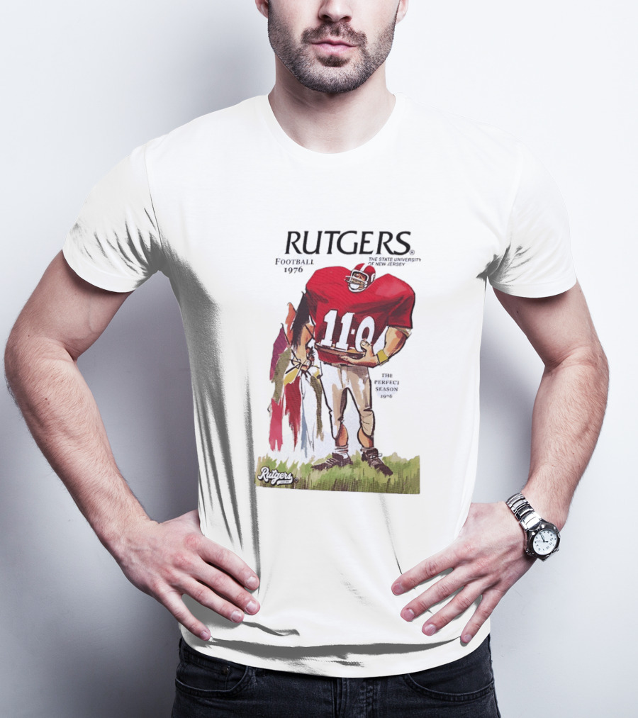 Rutgers Football 1976 The State University Of New Jersey Perfect Season 11 0 T-Shirt