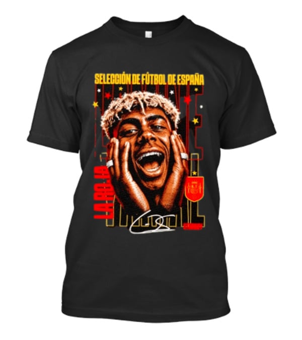 Lamine Yamal Selección De Fútbol De España La Roja Starboy Iconic Footballer España Celebration T-Shirt