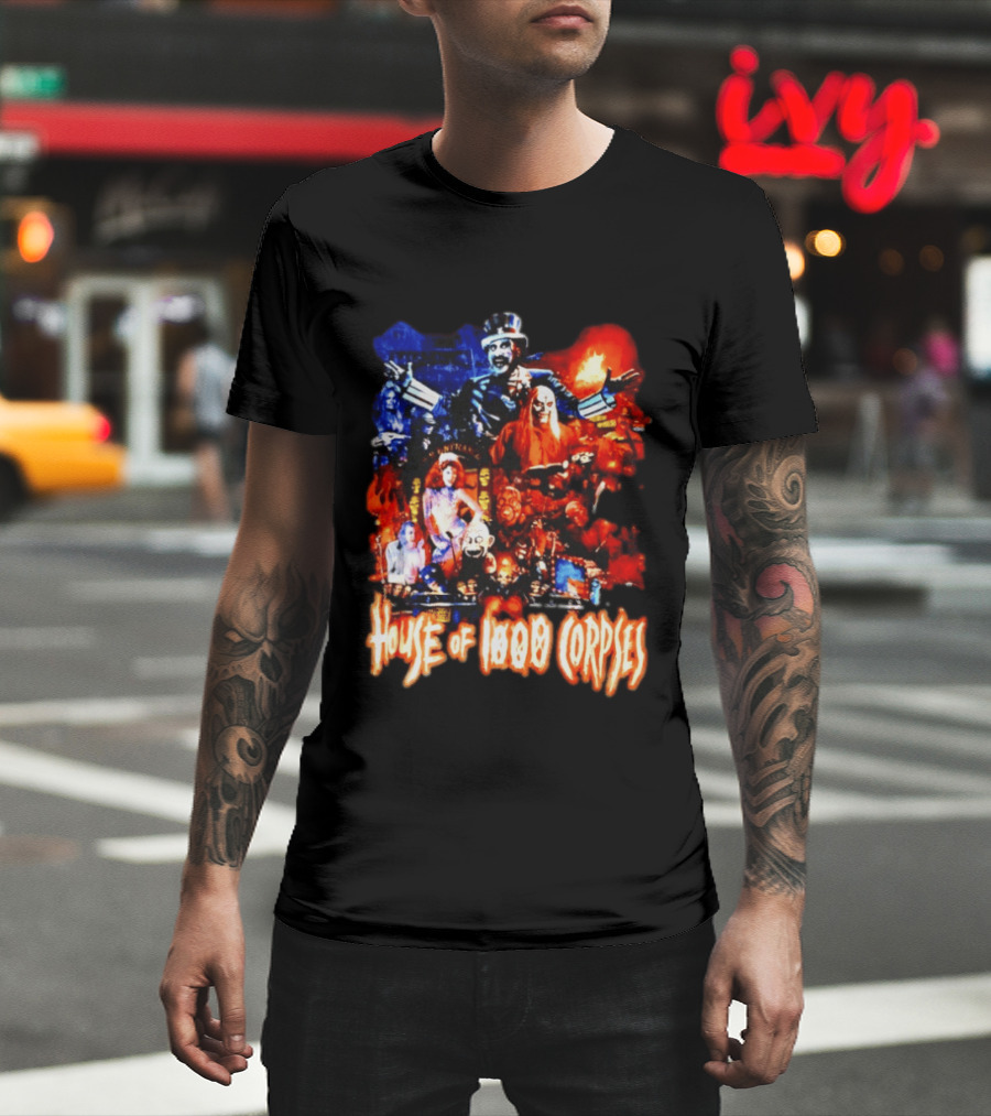 House Of 1000 Corpses Rob Zombie Horror Movie Captain Spaulding T-Shirt