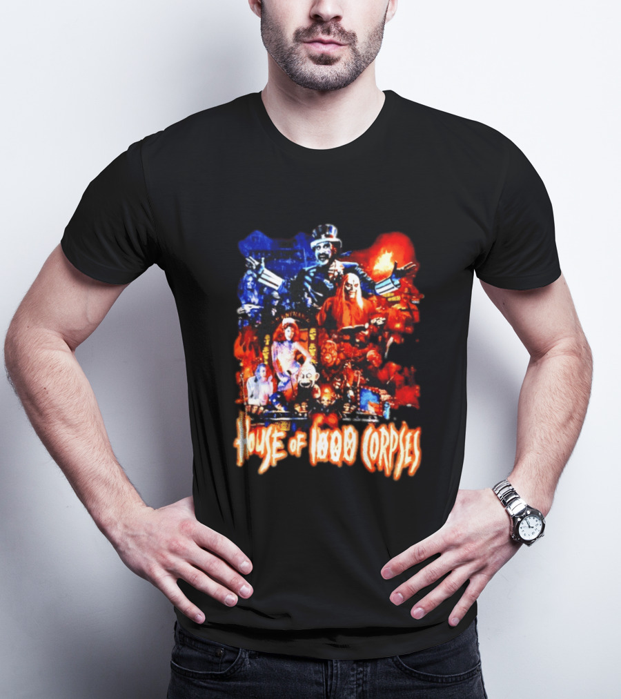 House Of 1000 Corpses Rob Zombie Horror Movie Captain Spaulding T-Shirt