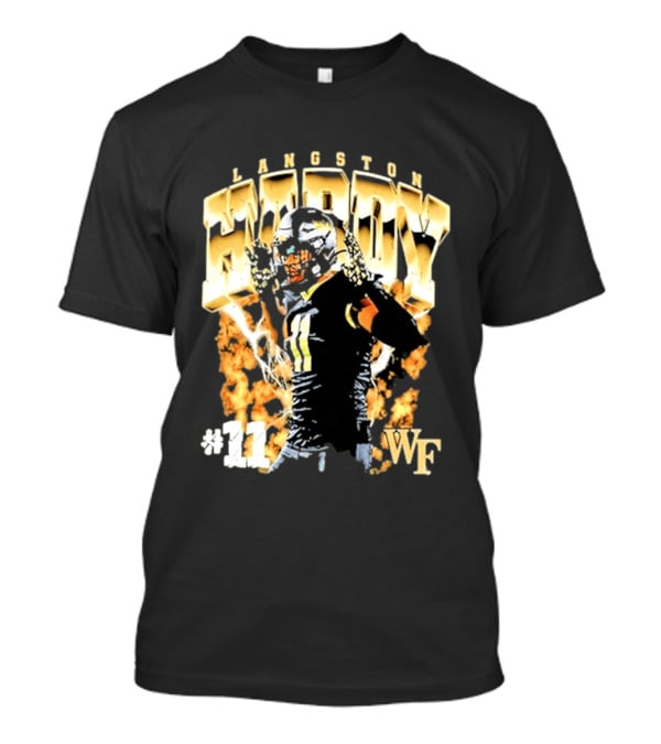 Ncaa Football Langston Hardy Wake Forest Demon Deacons #11 WF T-Shirt
