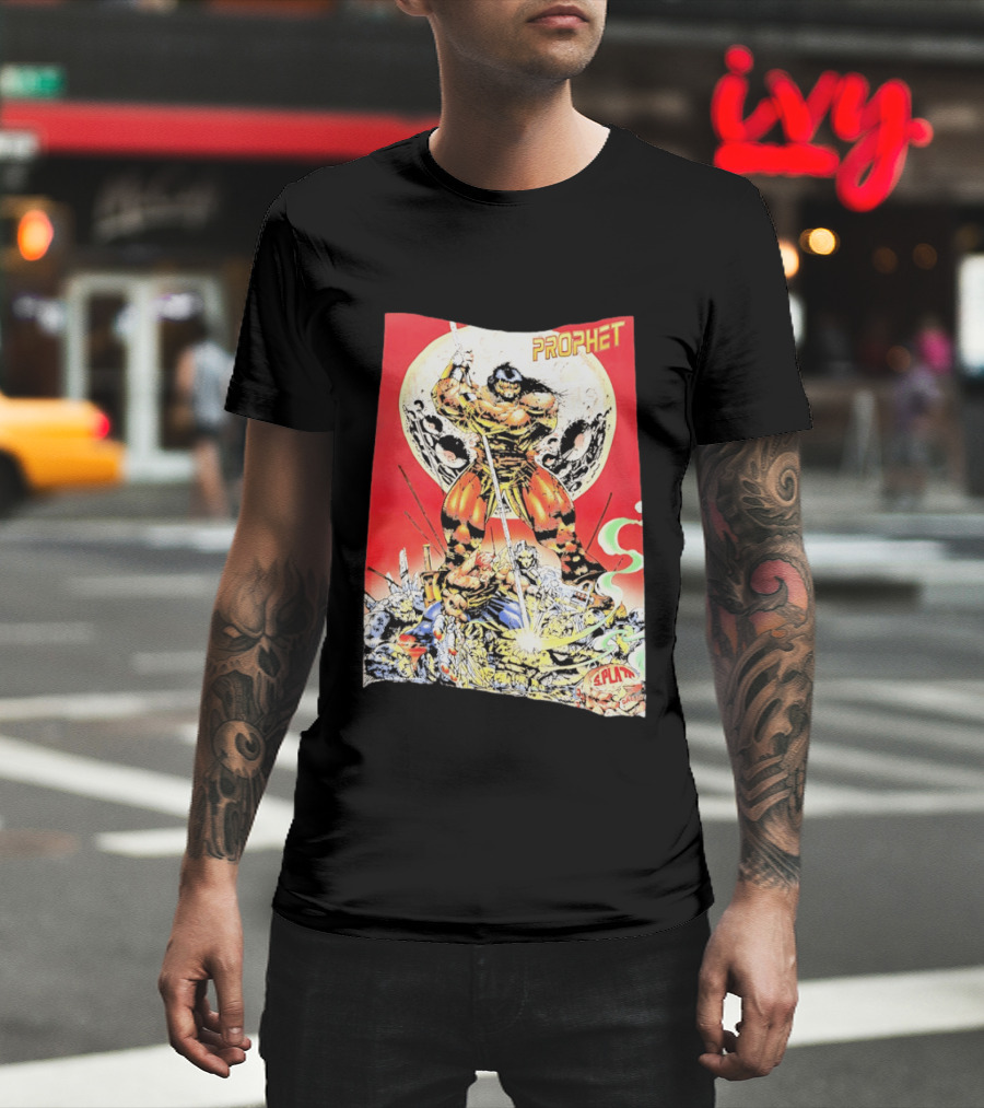 Prophet Comic SPLAT Comics Moon Battle Scene Cover T-Shirt