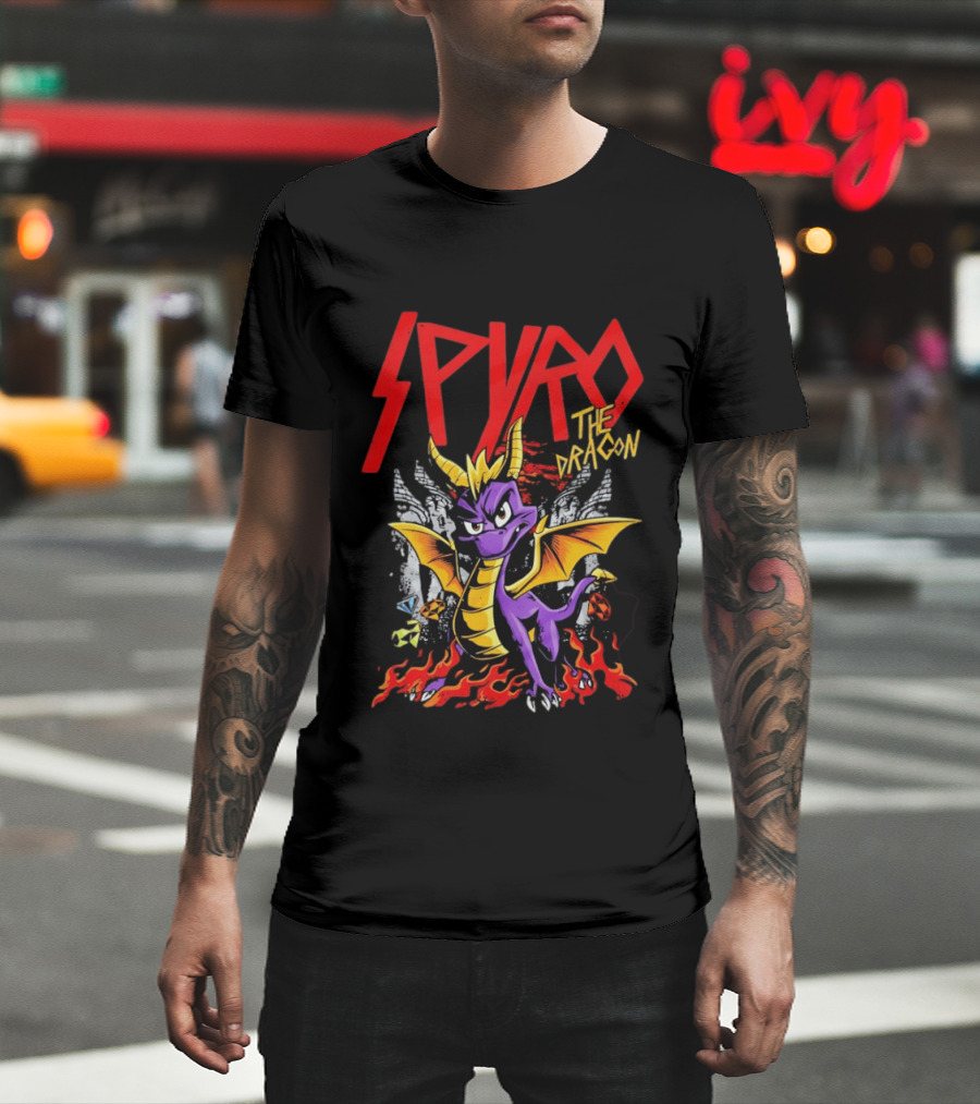Spyro The Dragon Flaming Adventure T-Shirt