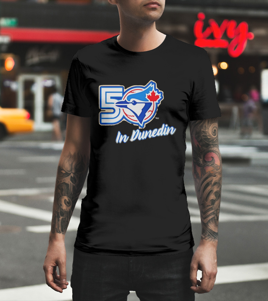 Toronto Blue Jays 50 Years In Dunedin MLB Anniversary Celebration T-Shirt
