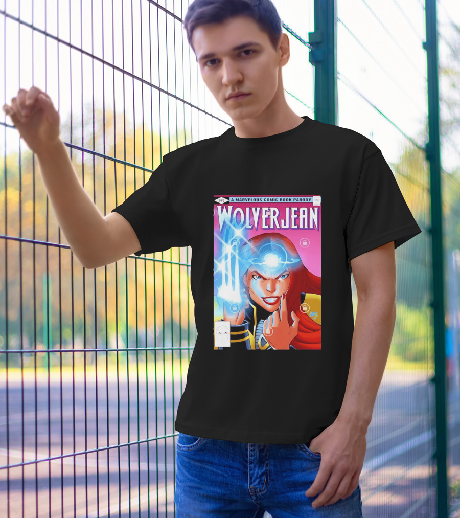 Wolverjean A Marvelous Comic Book Parody Cover 97 Cents T-Shirt