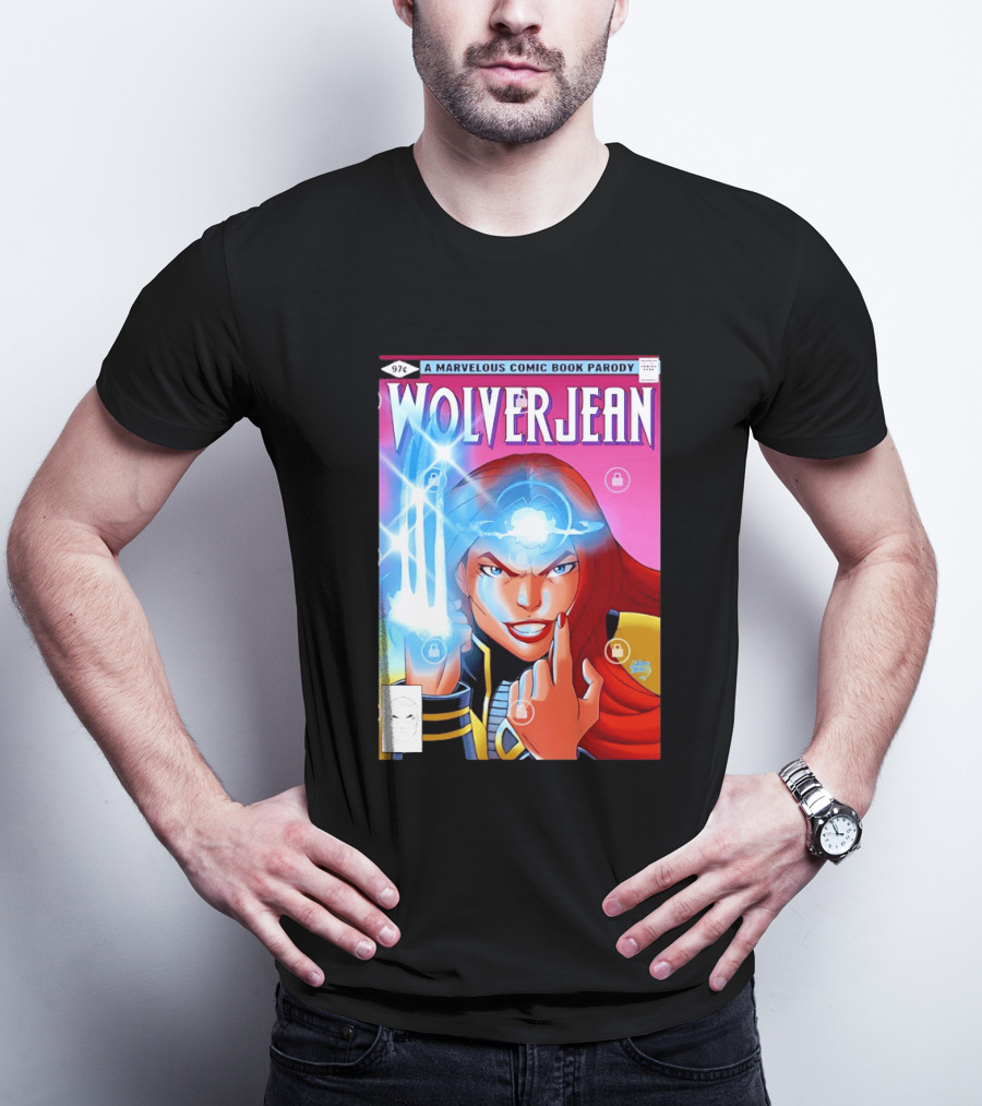 Wolverjean A Marvelous Comic Book Parody Cover 97 Cents T-Shirt