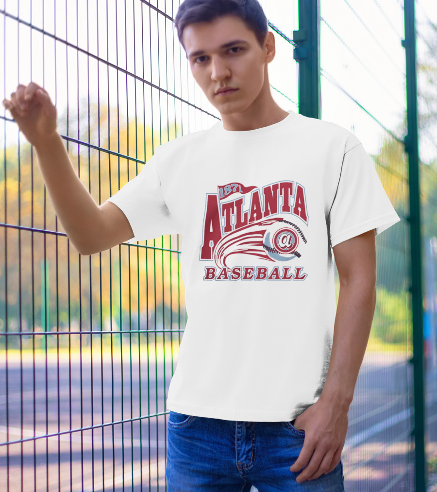Atlanta Baseball 1871 Vintage Style MLB Team Fan T-Shirt