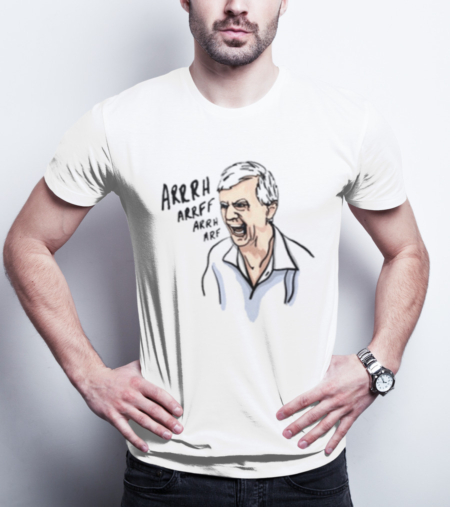 Barking Dog Man Arrrh Arrff Arrh Arf Yelling Character Meme T-Shirt