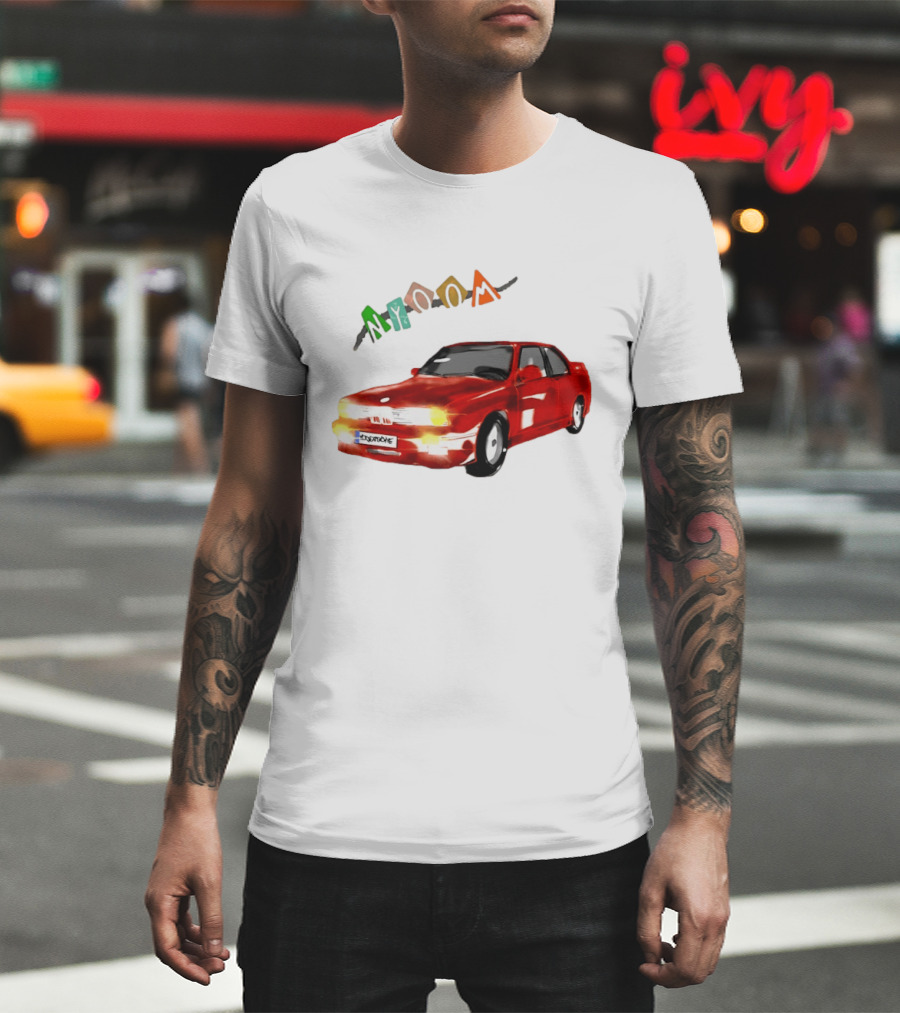 BMW E30 M3 Nyoom Drift Car Adventure T-Shirt
