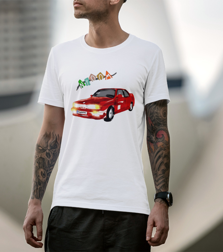 BMW E30 M3 Nyoom Drift Car Adventure T-Shirt