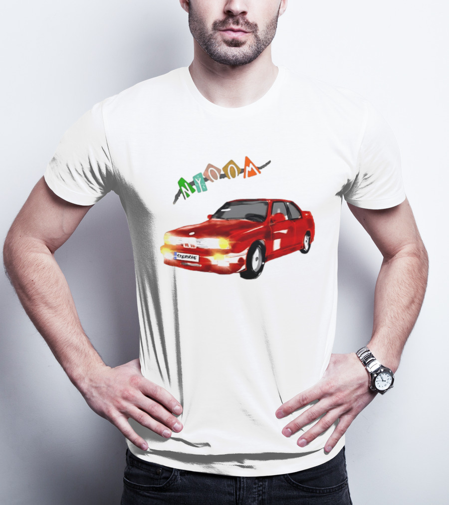 BMW E30 M3 Nyoom Drift Car Adventure T-Shirt