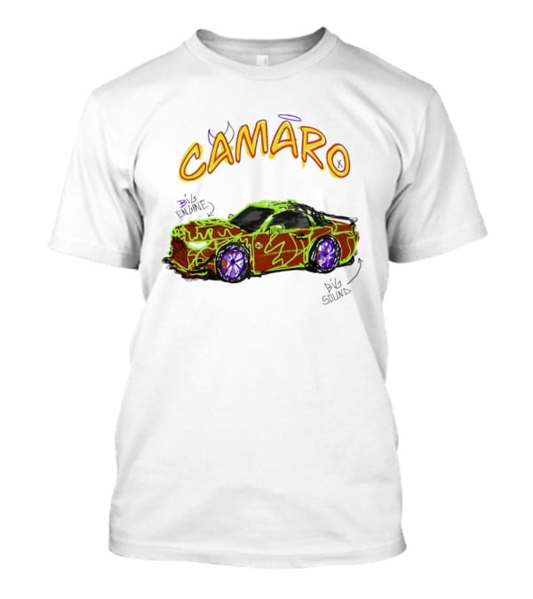 Camaro Big Engine Big Sound Vibrant Street T-Shirt