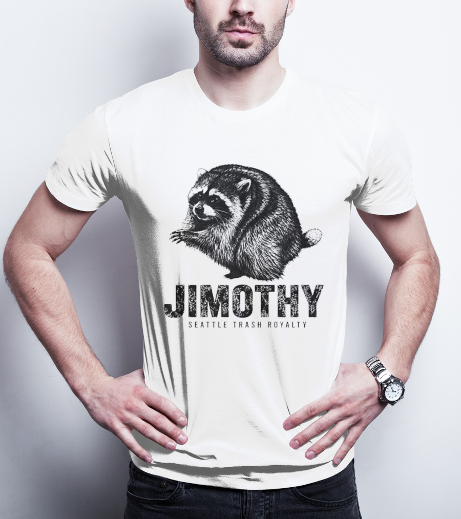 Jimothy Seattle Trash Royalty Raccoon T-Shirt