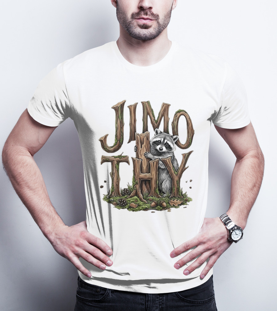 Jimothy The Raccoon Forest Adventure T-Shirt
