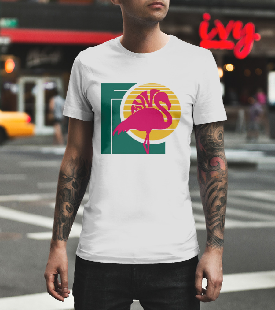 Move Flamingo Sunset Tropical FNS T-Shirt