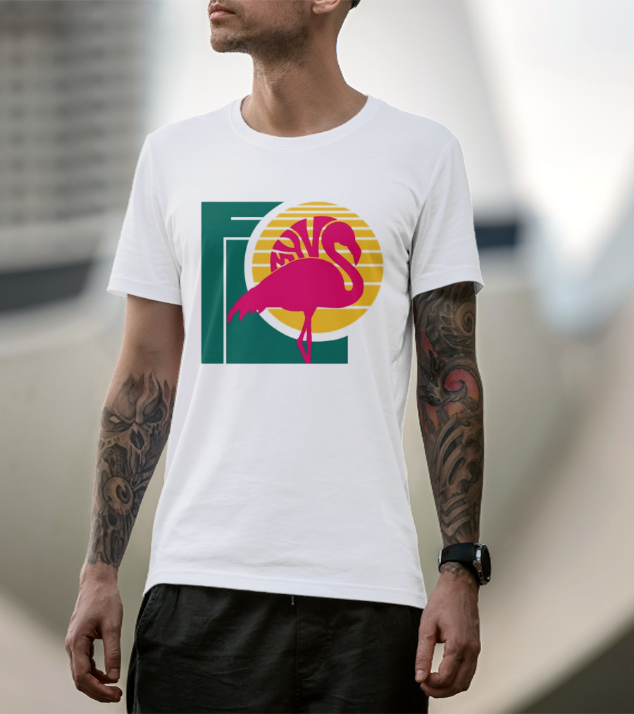 Move Flamingo Sunset Tropical FNS T-Shirt