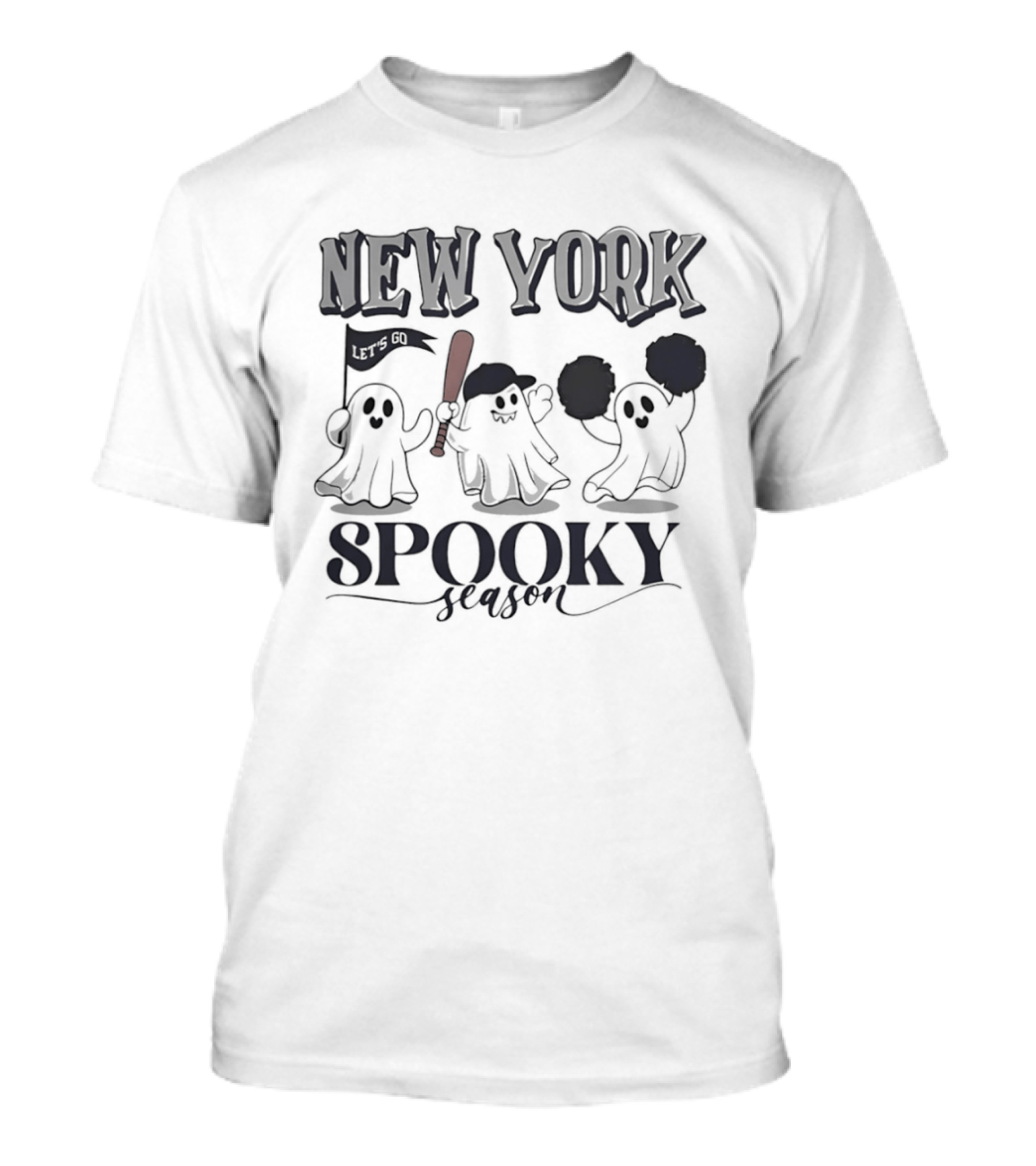 New York Spooky Season Ghosts Halloween Fun T-Shirt
