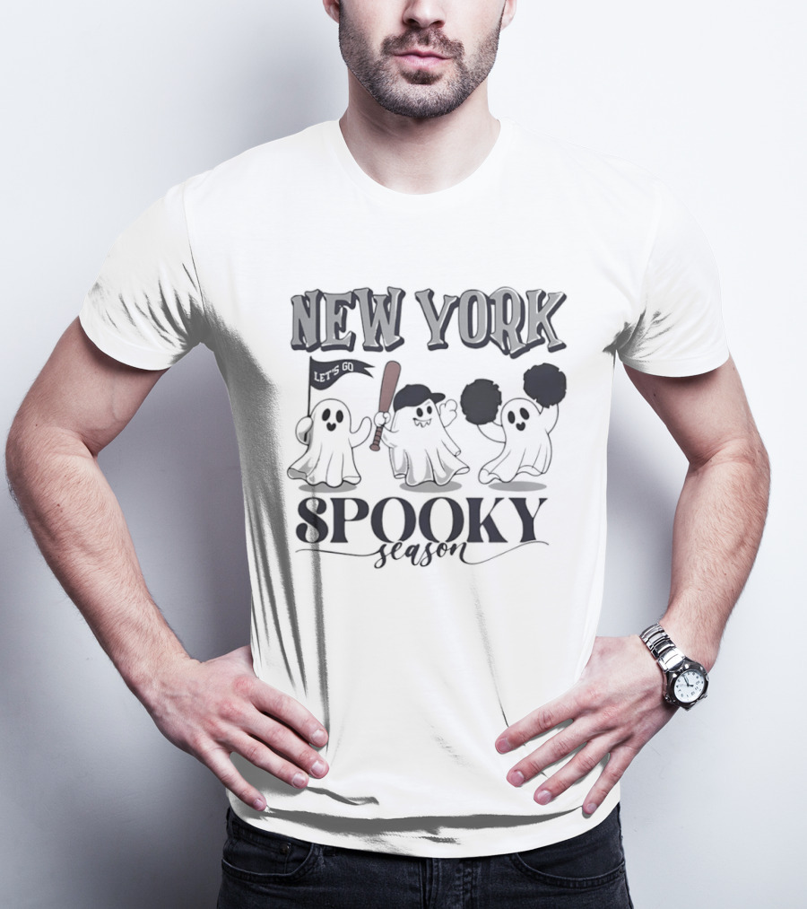 New York Spooky Season Ghosts Halloween Fun T-Shirt