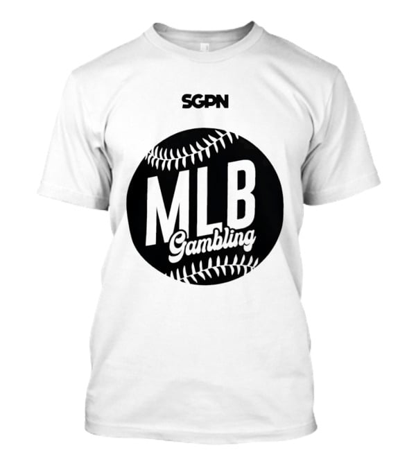 SGPN MLB Gambling Baseball Betting Enthusiasts T-Shirt