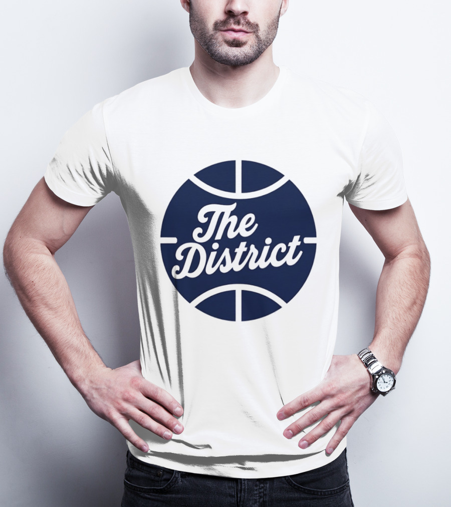 The District Basketball Branding Team Circle T-Shirt
