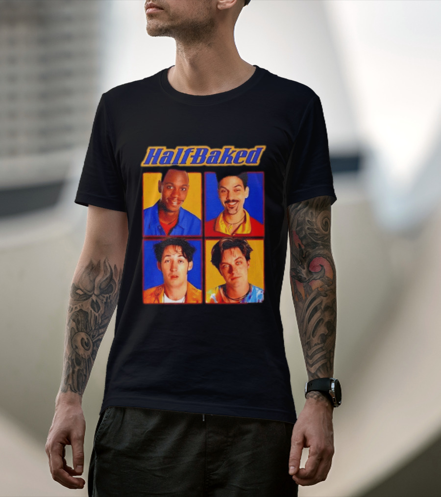 Half Baked Movie Characters Block T-Shirt